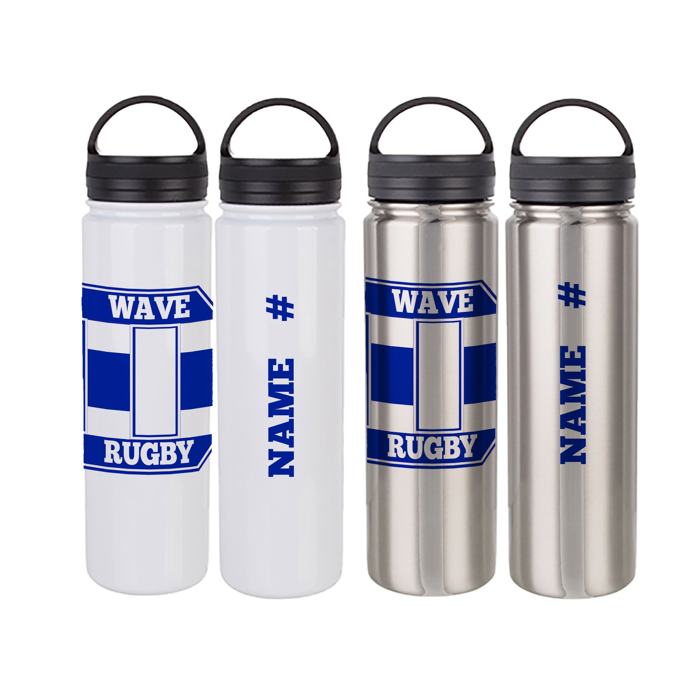 Wide Mouth Water Bottle 23oz - Rugby – Custompressions
